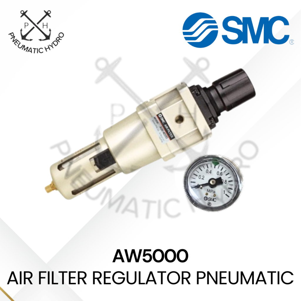 Jual SMC AIR FILTER REGULATOR AW5000 PNEUMATIC / AW5000D | Shopee Indonesia