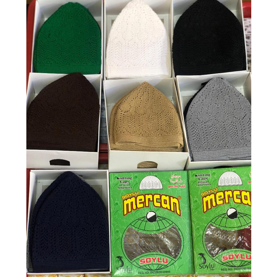 Jual Peci Mercan/ Peci turkey Oleh oleh haji dan umrah isi12 | Shopee ...