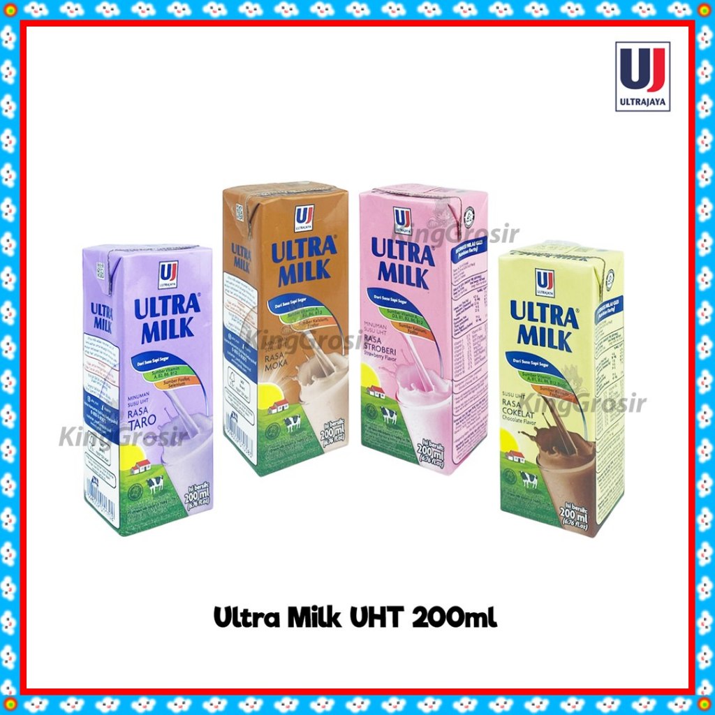 Jual Ultra Milk Susu UHT 200 ML (1pcs) Susu Sapi Segar | Shopee Indonesia