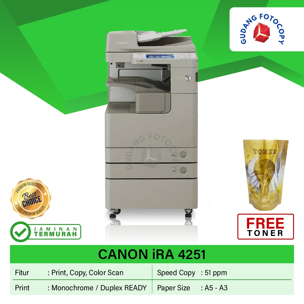 Jual [PROMO] Mesin Fotocopy Canon iRA 4251 220V Ready Stock | Shopee Indonesia
