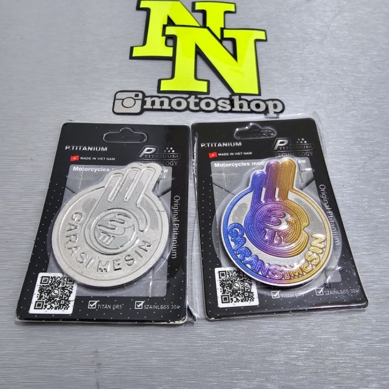 Jual SATUAN EMBLEM LOGO YAMAHA GARANSI 3 TAHUN P TITANIUM VIETNAM ...