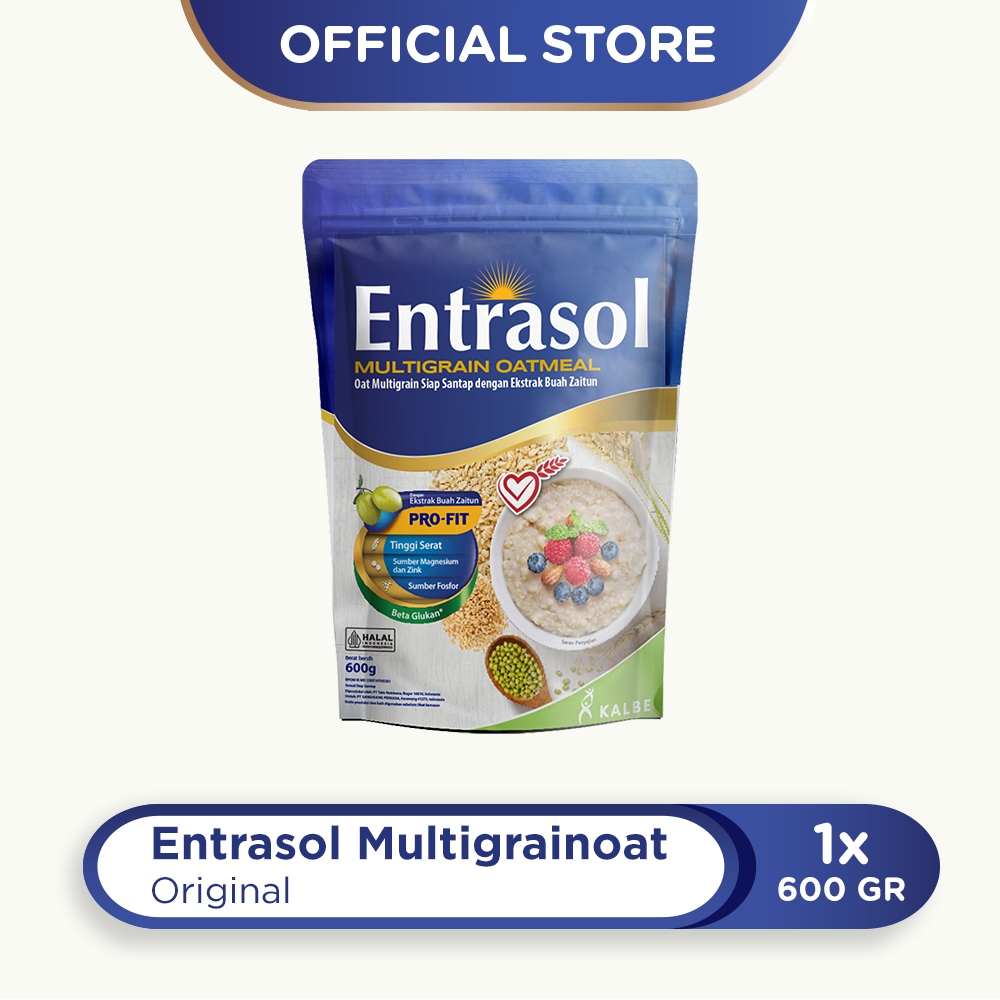 Jual ENTRASOL MULTIGRAIN OATMEAL 600 G | Shopee Indonesia