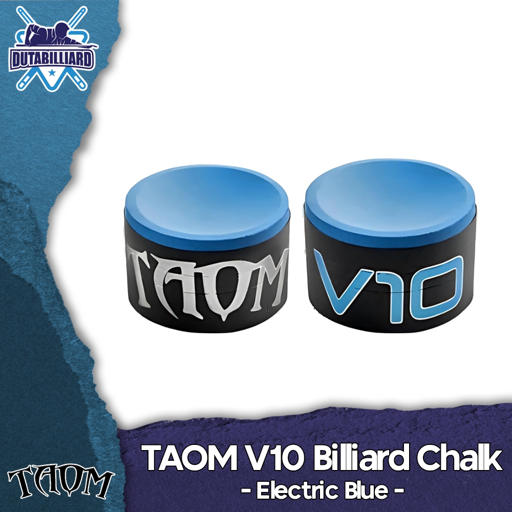 Jual Taom V10 Professional Billiard Chalk Blue Version Finland Master Tip Chalks Original Kapur ...