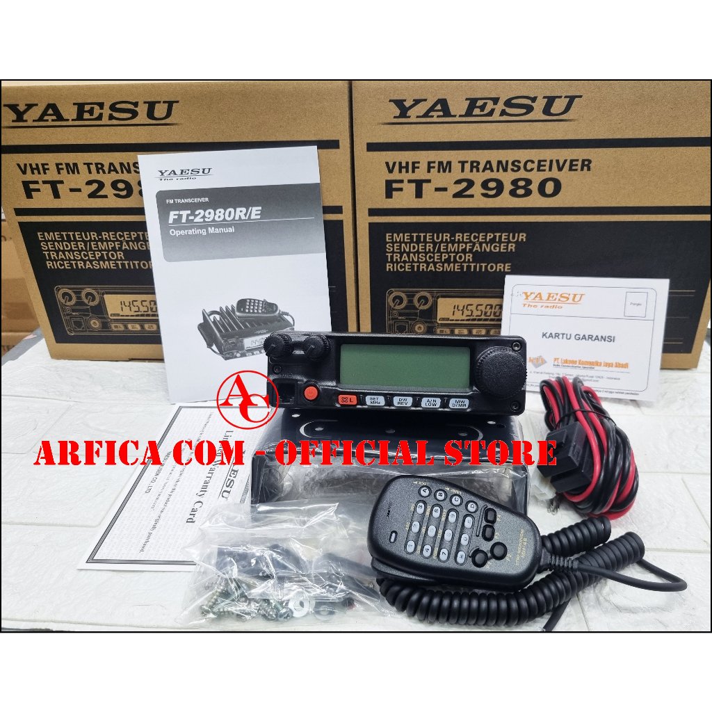 Jual RADIO RIG YAESU FT2980R FT2980 VHF MURAH - RADIO BASE RIG YAESU ...