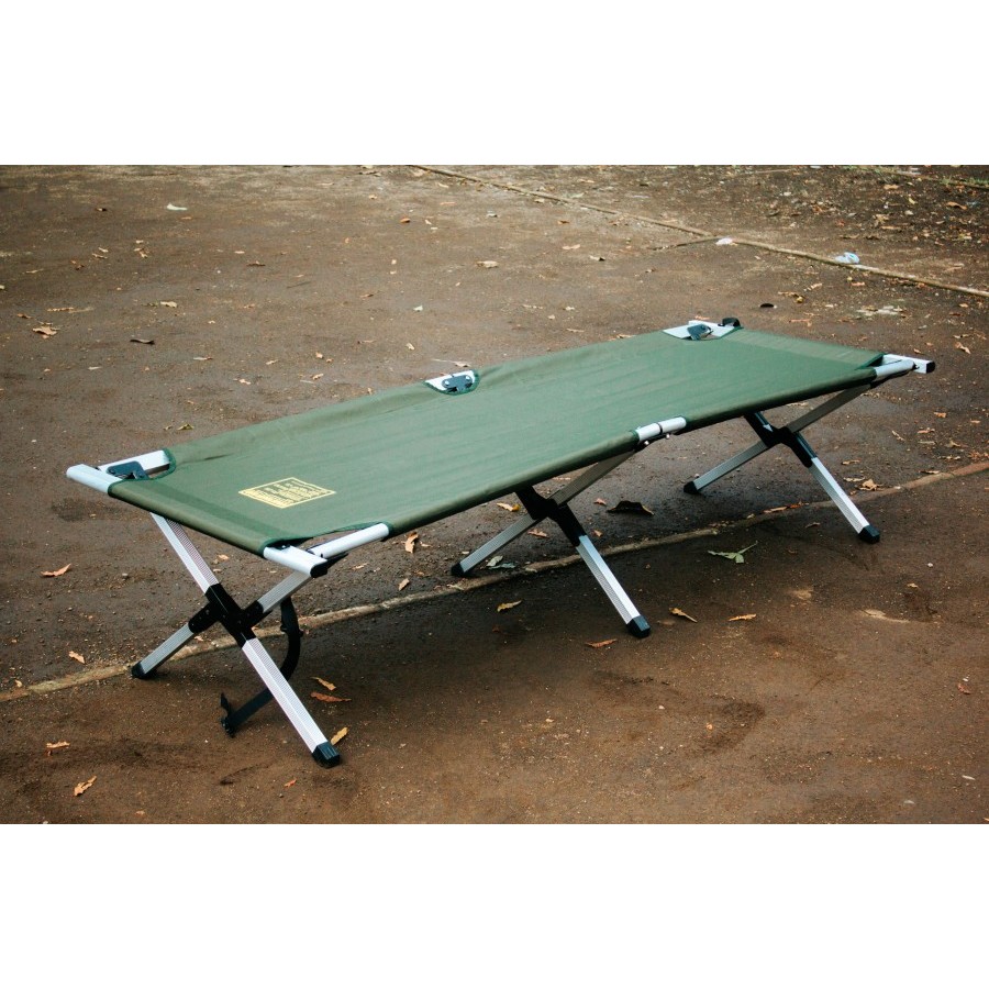 Jual Velbed Alumunium TNI Original,Kuat dan Kokoh | Velbed Lipat ...