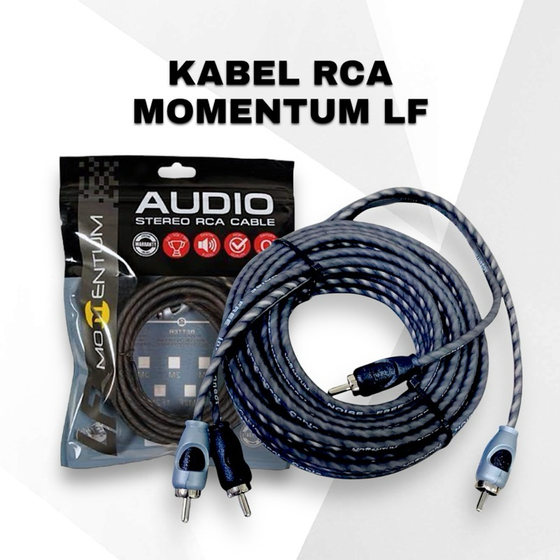 Jual Kabel RCA Momentum LF per meter Kabel RCA 1,2,3,5 meter Stereo Momentum | Shopee Indonesia