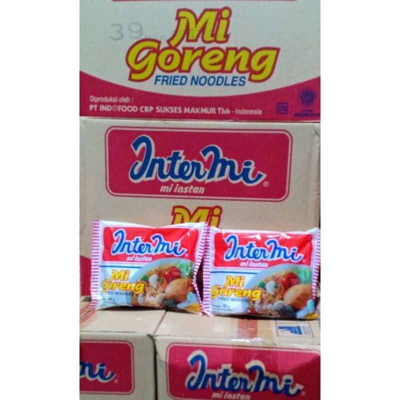 Jual INTERMI MIE GORENG 1 DUS ISI 40PCSx60GRAM | Shopee Indonesia