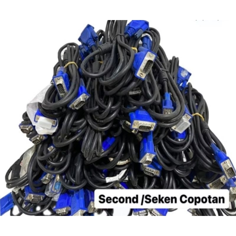Jual KABEL VGA ORIGINAL COPOTAN FOR MONITOR LED LCD DAN COCOK UNTUK ...
