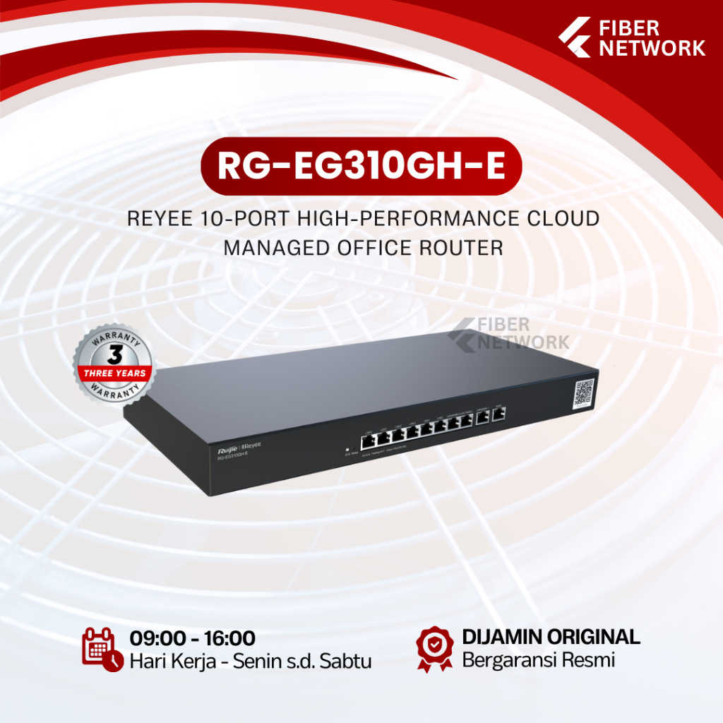 Jual RG-EG310GH-E 10 PORT CLOUD MANAGED ROUTER GATEWAY Reyee | Shopee Indonesia