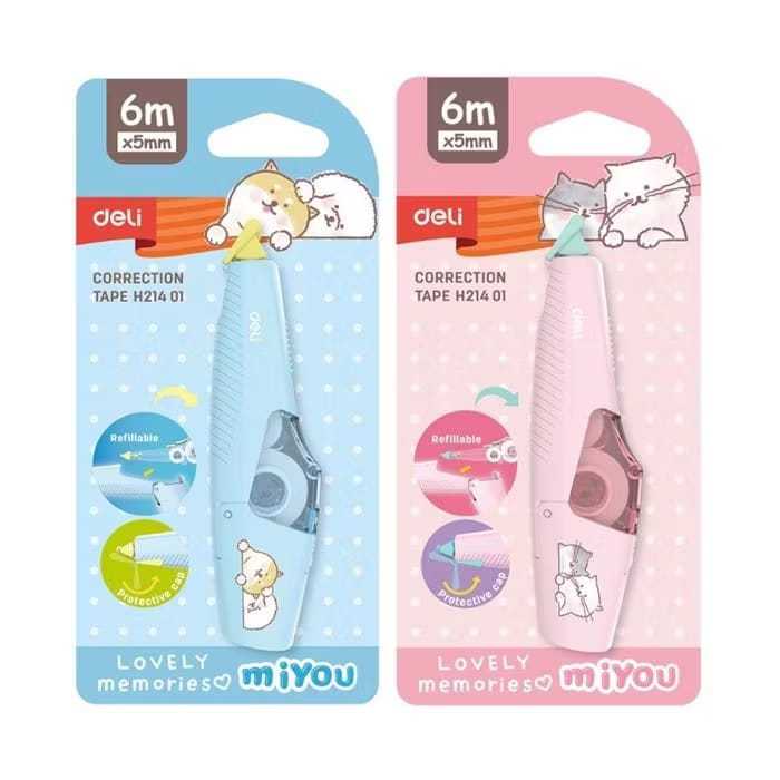 Jual DELI - EH21401 School Correction Tape / Tipe-x Kertas untuk ...