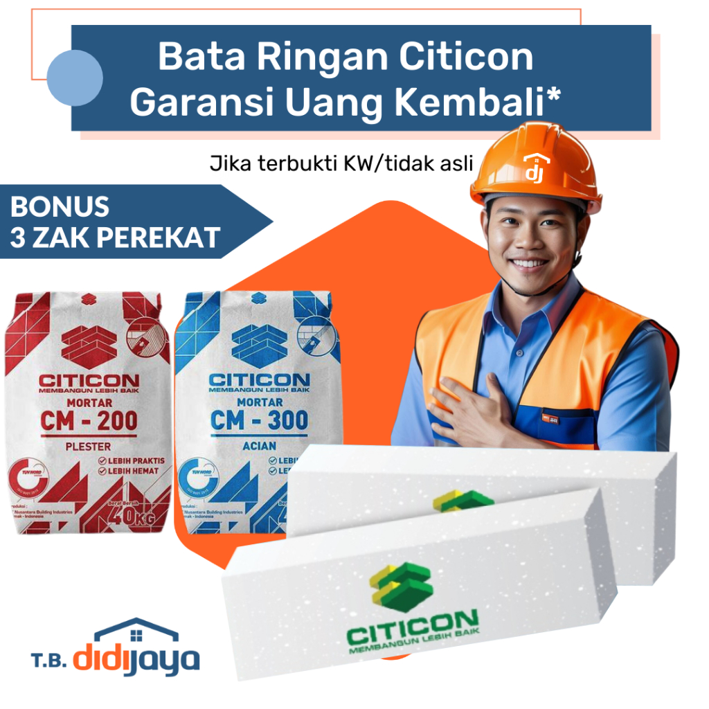 Jual Hebel Bata Ringan Citicon Isi 11.52 Kubik Untuk Wilayah Pemalang ...