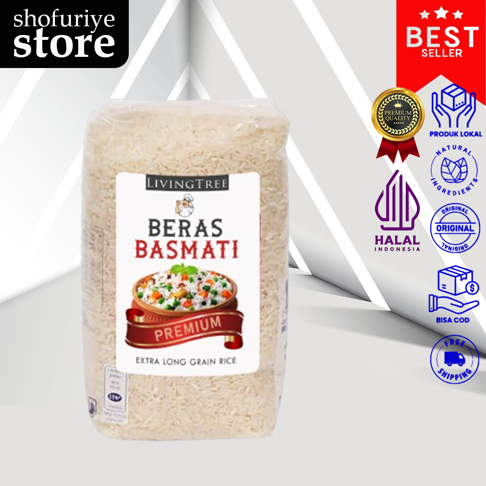 Jual Beras Basmati Premium Best Quality Grade Beras India 1 Kg | Shopee ...