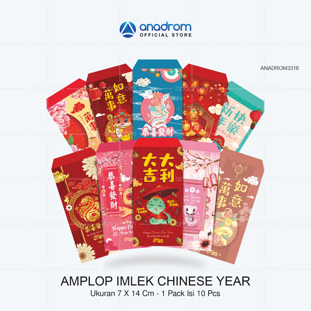 Jual Angpao Imlek Shio Ular | Amplop Chinese New Year | Amplop Imlek ...