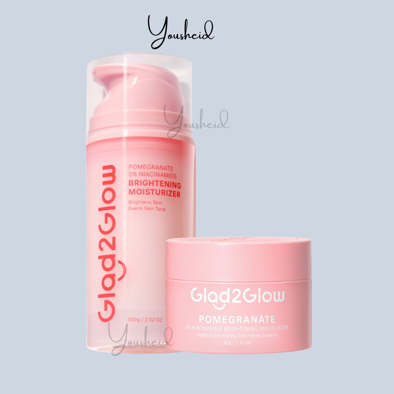 Jual GLAD2GLOW Pomegranate 5% Niacinamide Brightening Moisturizer ...