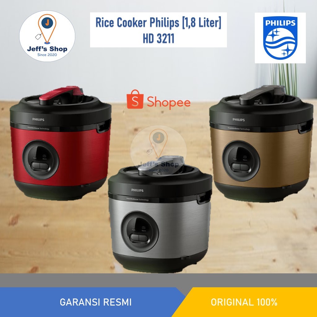 Jual Philips Magic Com / Rice Cooker [1,8 Liter] HD 3211 | Shopee Indonesia