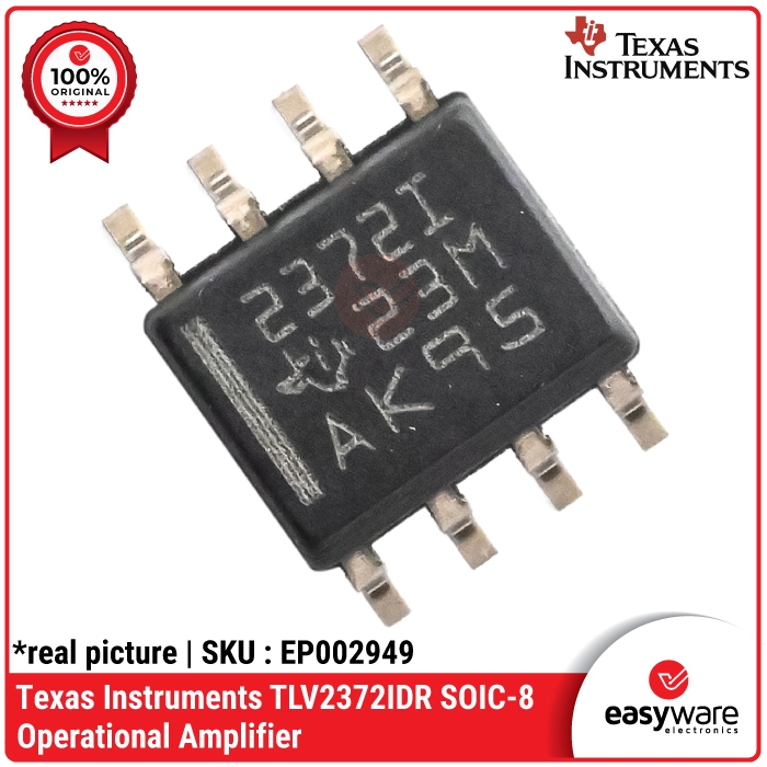 Jual IC TLV2372 SOP-8 IC OP AMP ORIGINAL TLV2372IDR SMD SOIC-8 IC OPERATIONAL AMPLIFIER | Shopee ...