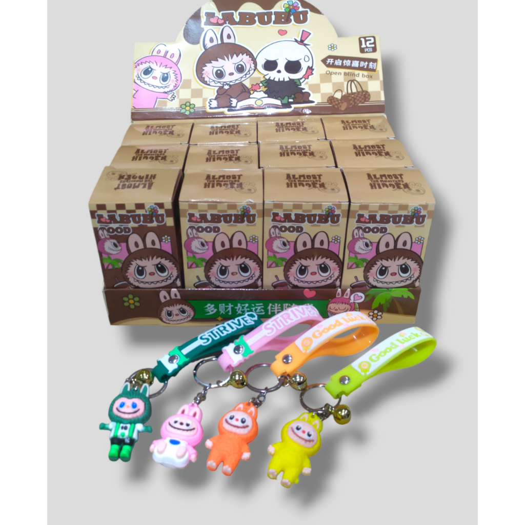 Jual Gantungan Kunci Viral Karakter labubu la bubu Strap Ganci Tas ...