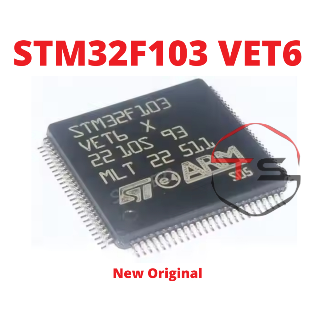 Jual IC STM32F103 VET6 STM32F103VET6 LQFP-100 ARM Cortex-M3 32-bit mikrokontroler MCU New ...