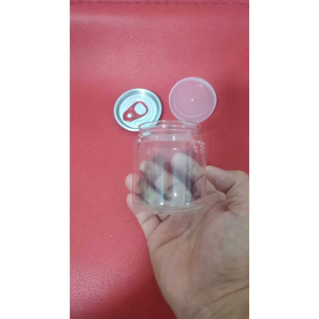 Jual (Isi 10pc) Botol PET Can 250ml Tutup Sardine Botol Juice Full Lid ...