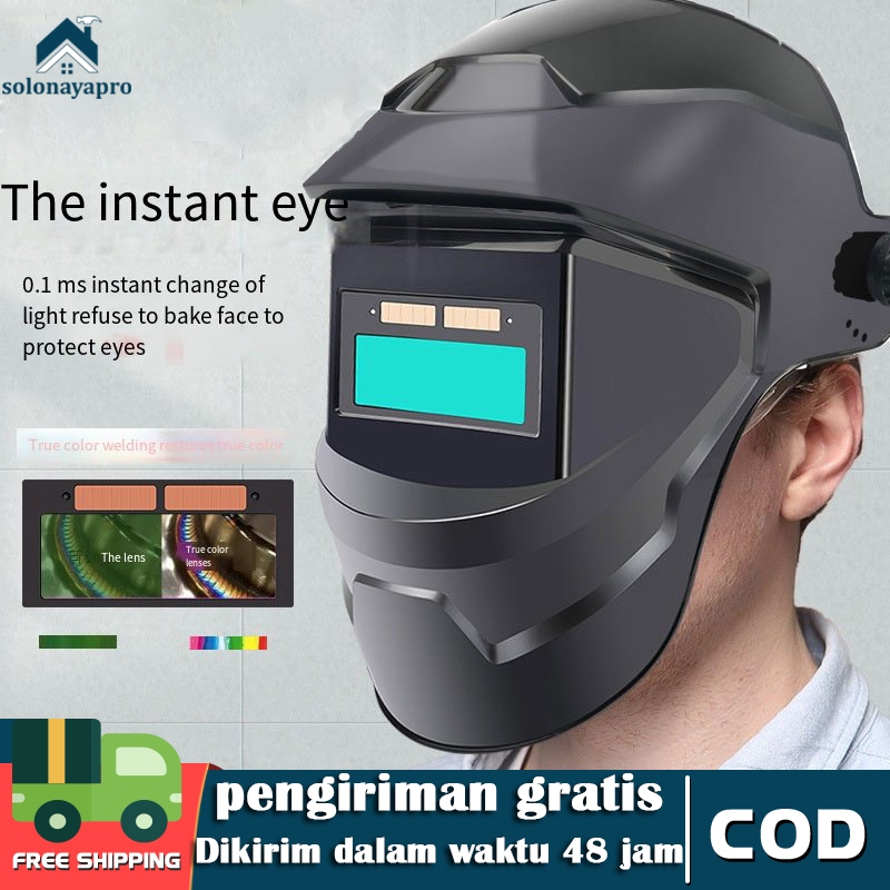 Jual Helm Las auto darkening welding helmet Helm las otomatis auto ...