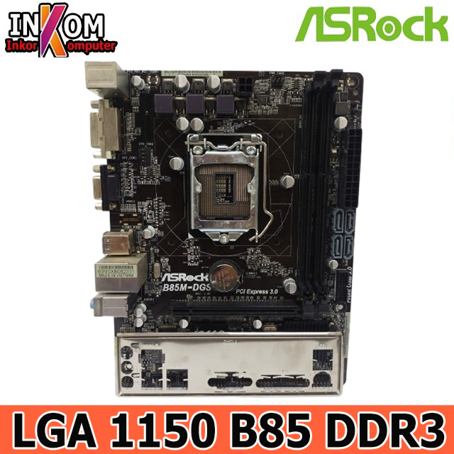 Jual Motherboard Mainboard Mobo B85 Intel LGA1150 Asrock 2 Slot Ram ...