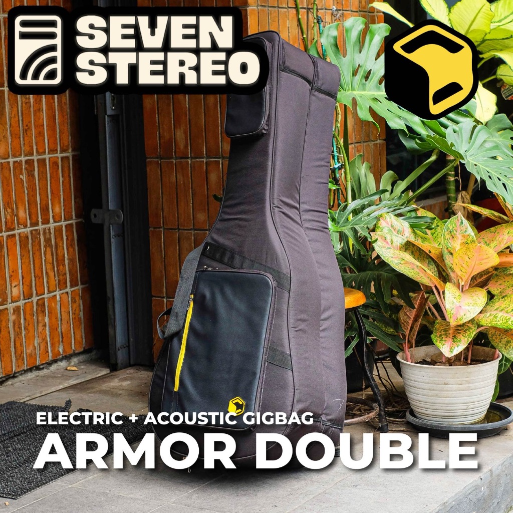 Jual OCTA Case Armor Double Guitar Electric Acoustic Tas Gitar OCTA'S ...