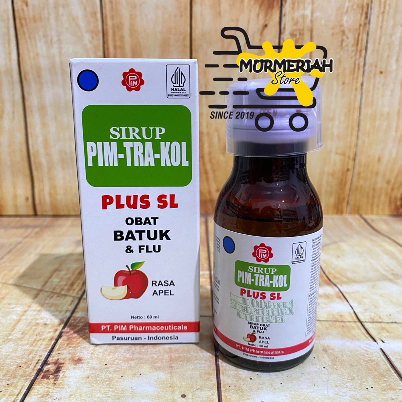Jual Pim-Tra-Kol SL APEL Syrup 60 ml - Sirup Pimtrakol untuk Flu, Demam ...
