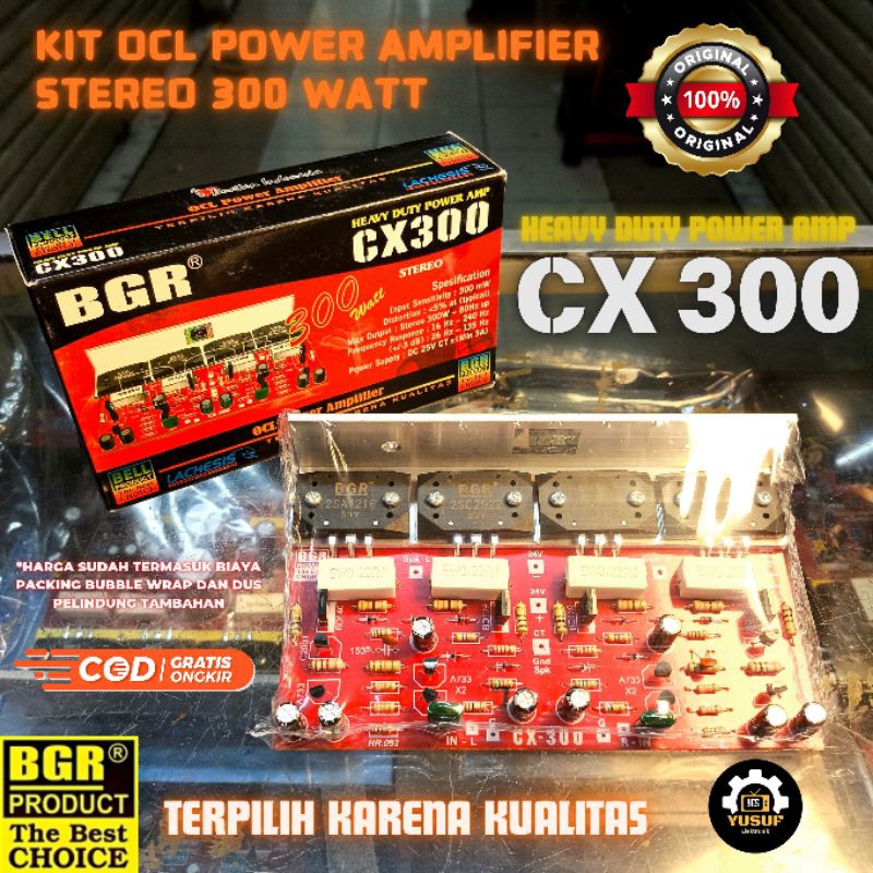 Jual KIT POWER AMPLIFIER STEREO CX 300 BELL BGR ORIGINAL | Shopee Indonesia