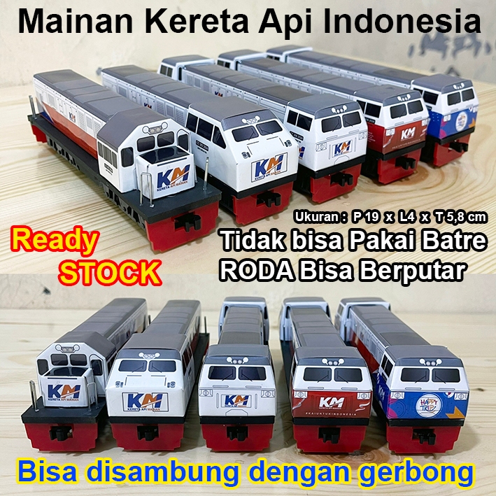 Jual Mainan Kereta Api Indonesia Lokomotif Gerbong Kereta Api | Shopee ...