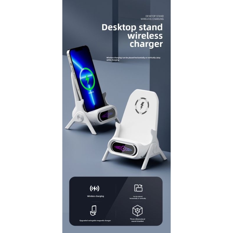 Jual Bracket Charger Wireless Magnetic Holder Phone Hp Tablet / Dudukan ...