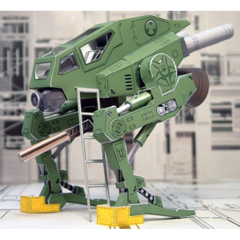Jual Lembaran pola papercraft robot Gun Walker (3PZ-J4) | Shopee Indonesia