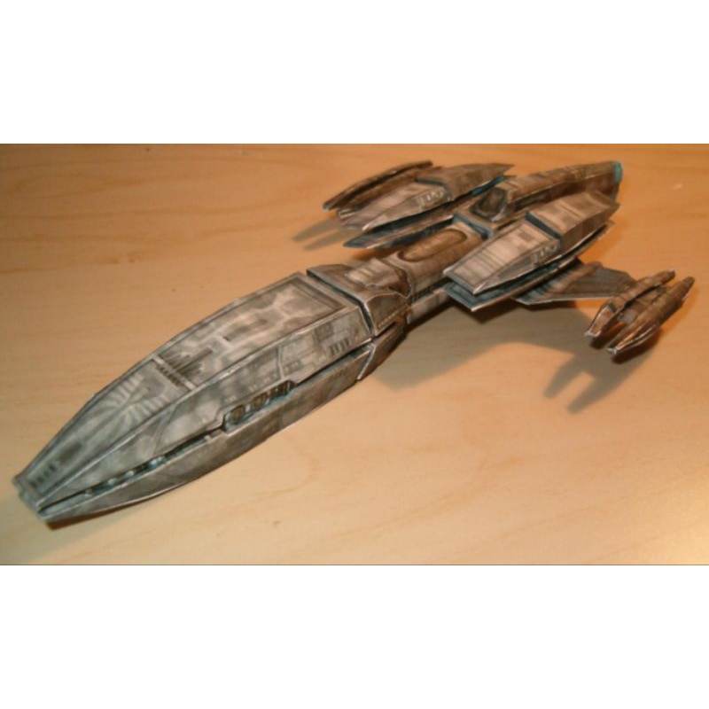 Jual Lembaran pola papercraft star ship andorian kumari V2 (3PZ-K6 ...