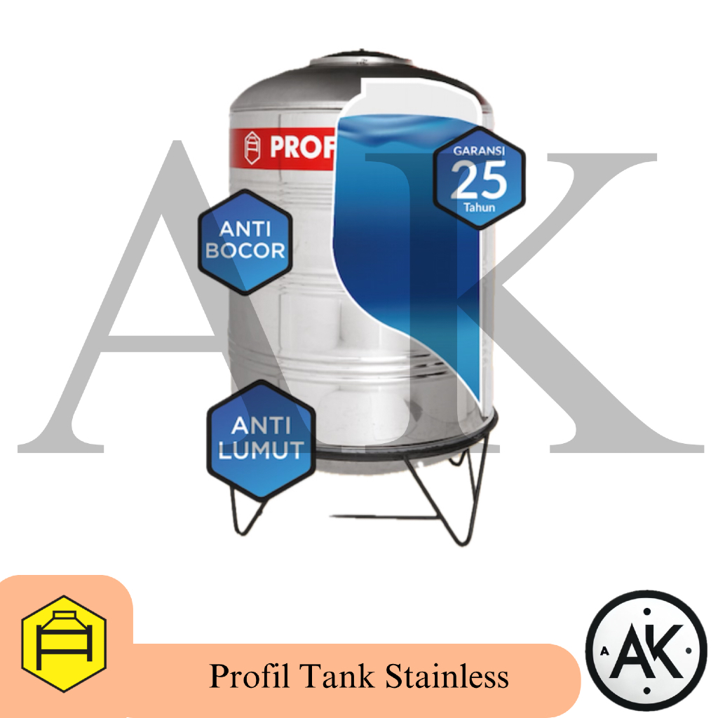 Jual Profil Tank Tandon Stainless PS700 / PS 1100 / PS1500 / PS200 ...