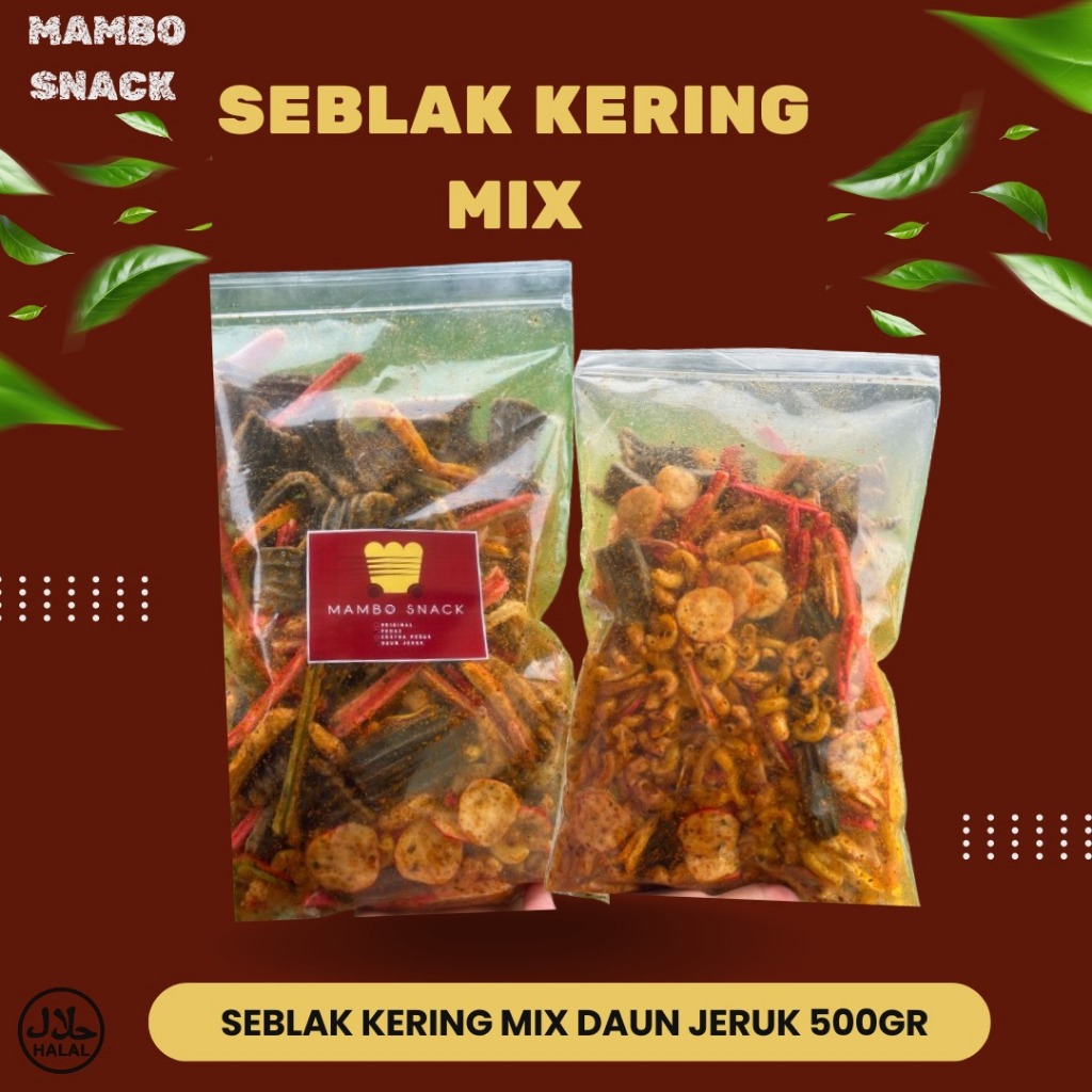Jual Seblak Campur / Snack Tray / Seblak Mix 600 gram Pedas Daun Jeruk ...