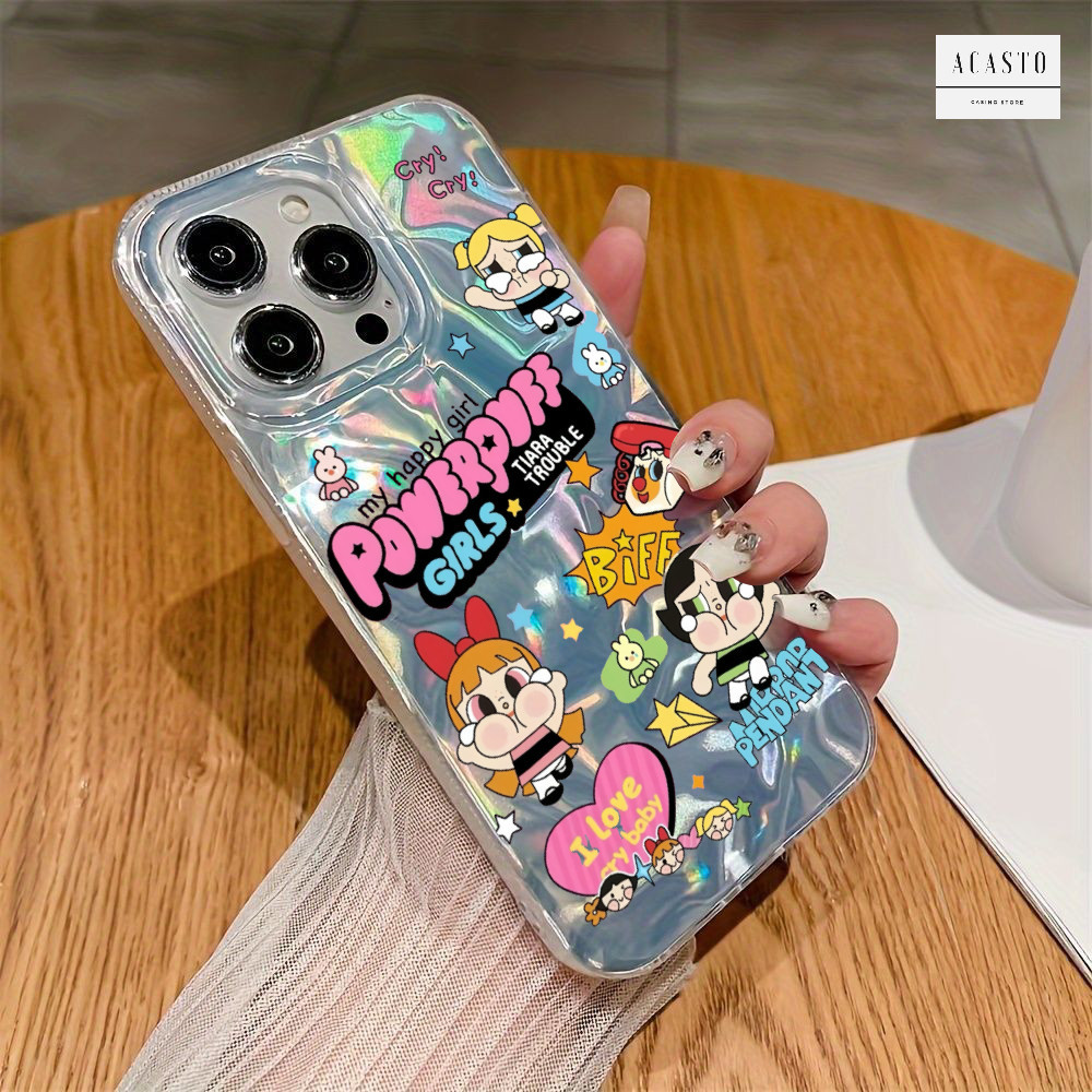 Jual AC182 SOFTCASE WATERRY Hologram FOR IPHONE 7 8 SE 2020 7+ 8+ X XS ...