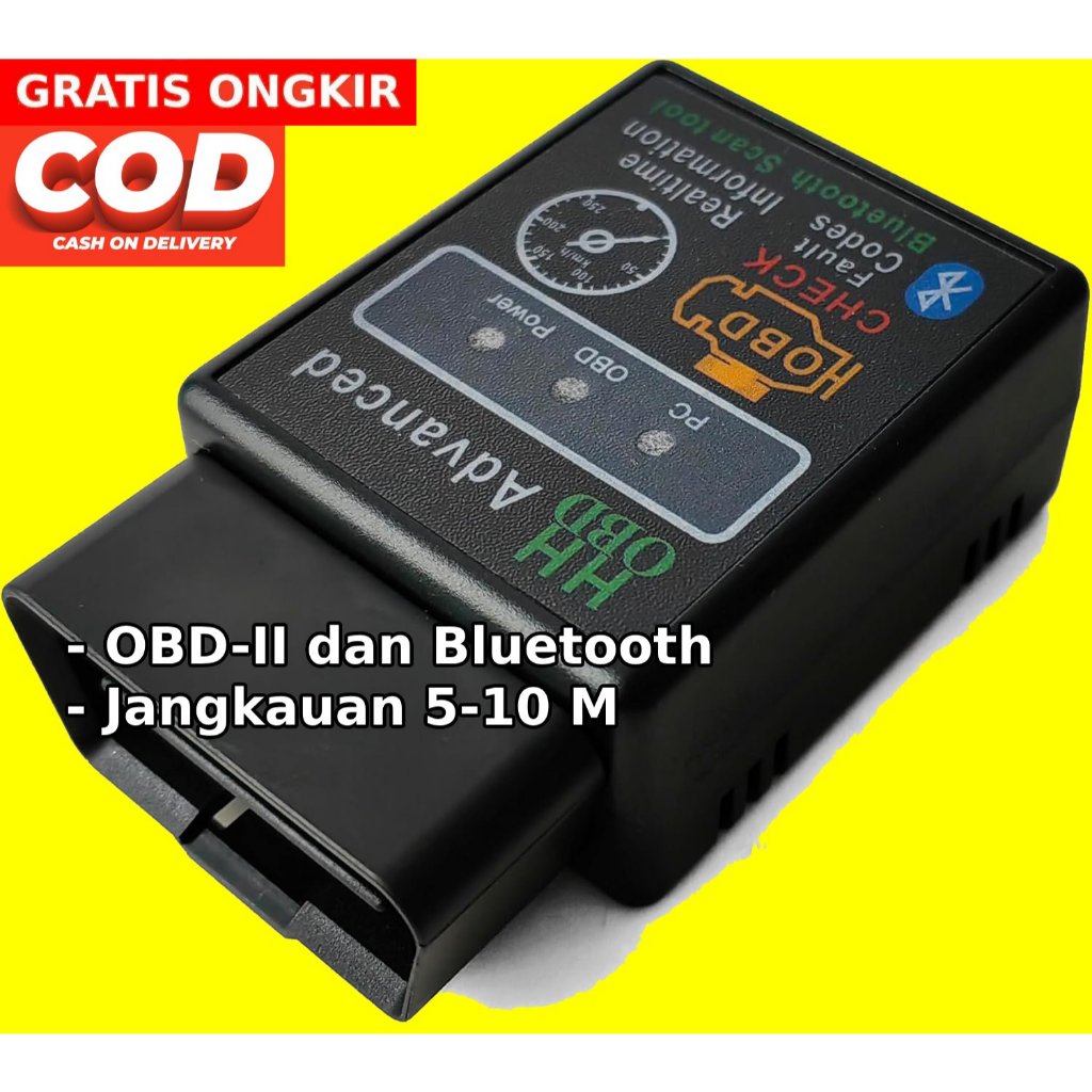 Jual Promo Bluetooth OBD2 Wireless Scanner Diagnostic Tool, Vehicle ...