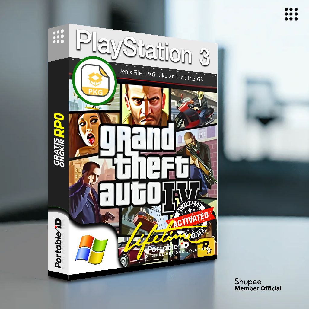 Jual GTA IV PKG PS3 Offline Installer | Shopee Indonesia