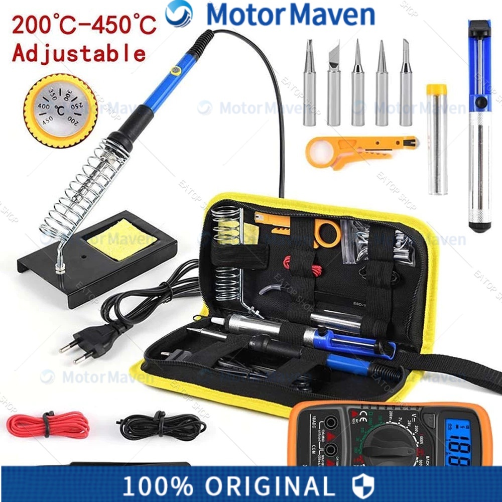 Jual Set Solder Listrik Lengkap dengan Multimeter Iron Tool Kit 220V ...
