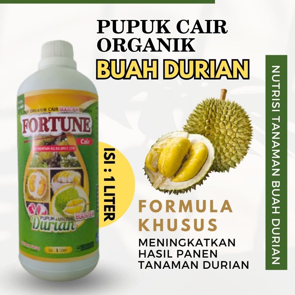 Jual Pupuk Durian organik, Booster Durian Cair 1 liter Cepat Berbuah | Shopee Indonesia