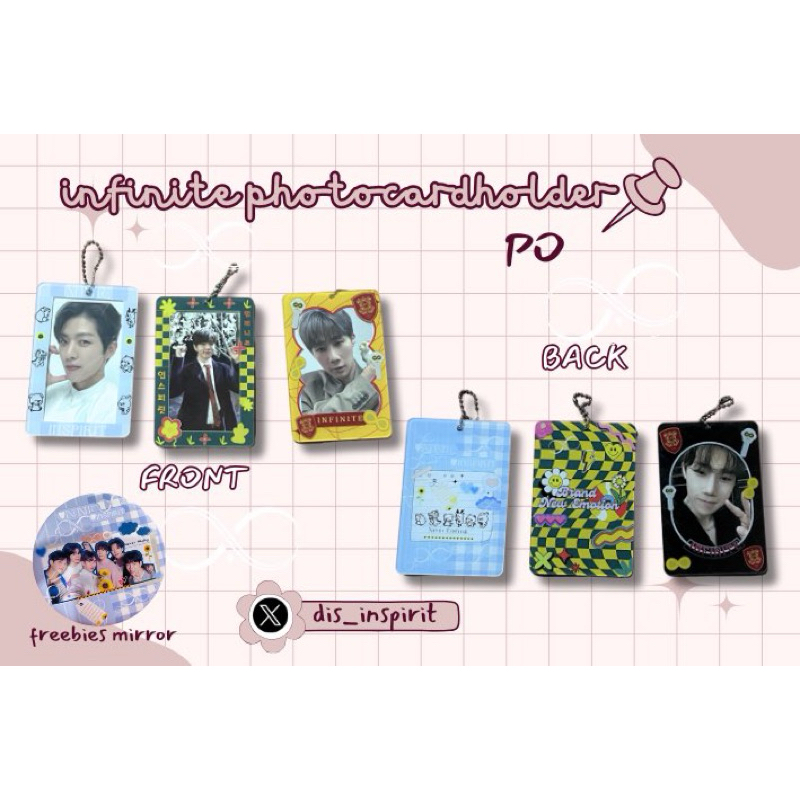 Jual INFINITE CAHOL PHOTOCARD HOLDER | Shopee Indonesia