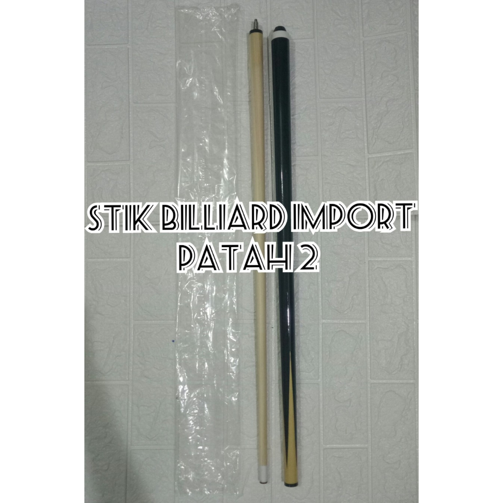 Jual STICK BILLIARD LOKAL PATAH 2 POLOS ORIGINAL | Shopee Indonesia