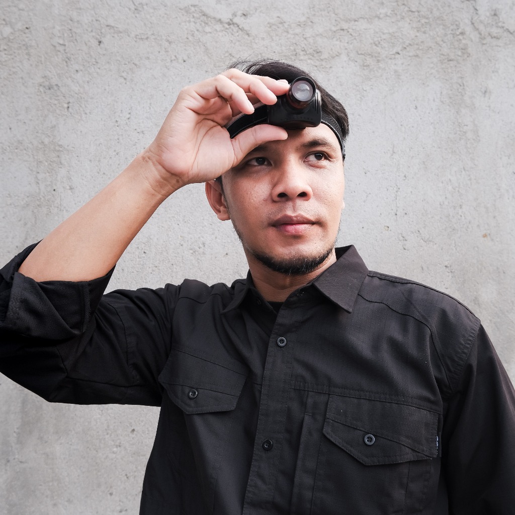 Jual IRCO Headlamp Zoom Outdoor Waterproof Baterai Lepas A3 Tahan Lama ...