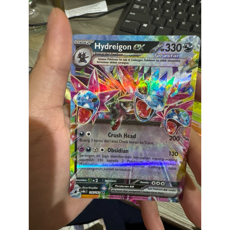 Jual Hydreigon EX RR - Pokemon Booster Pack Kilat Rasi | Shopee Indonesia