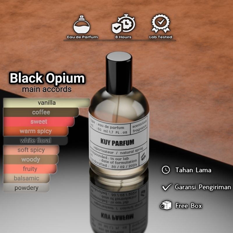 Jual Perfume BLACK OPIUM. Parfume Unisex - Parpum Tahan Lama KUY PARFUM | Shopee Indonesia