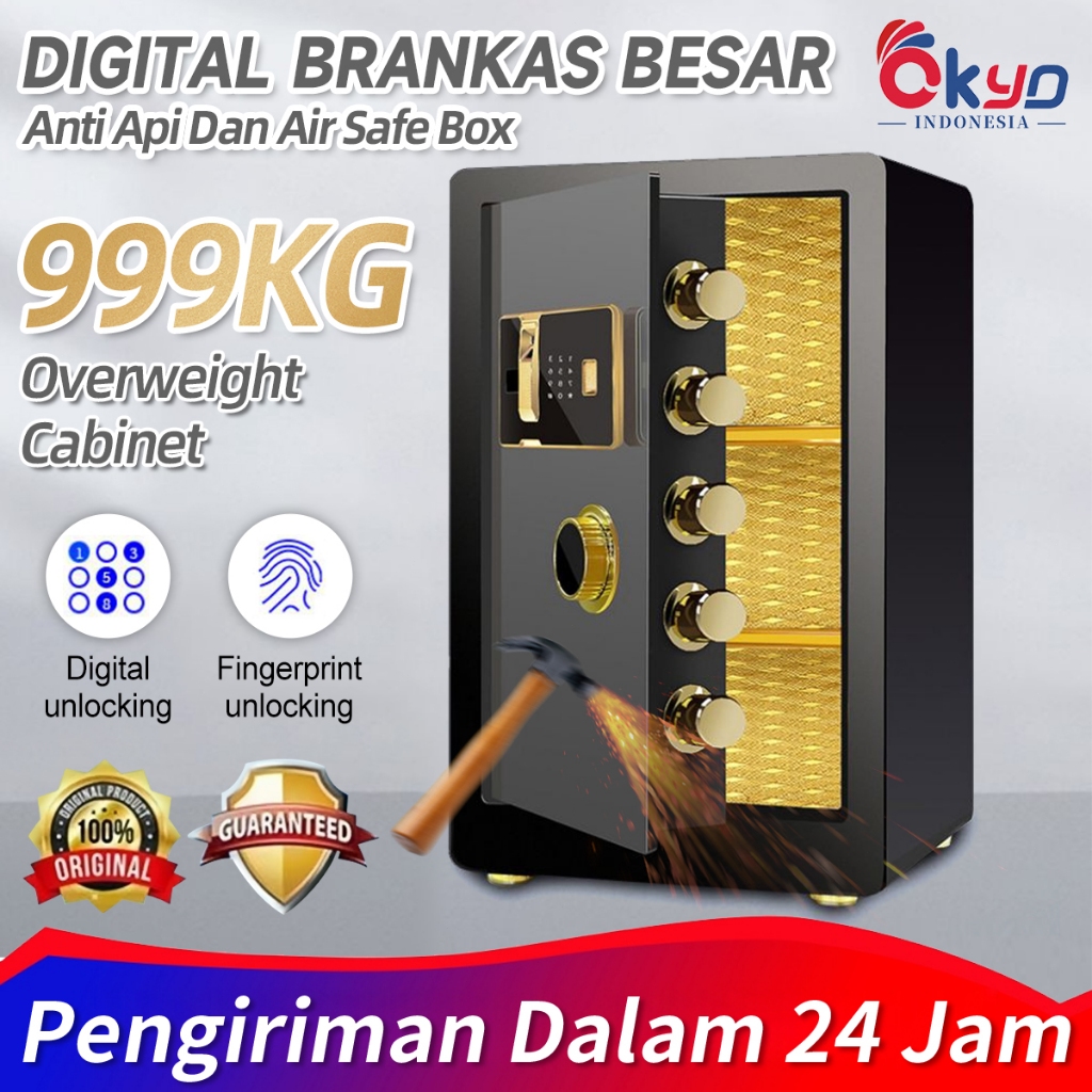 Jual Digital Brankas Besar Tinggi 45cm 60cm Anti Api Dan Air Safe Box ...
