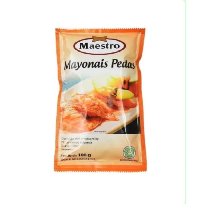 Jual MAESTRO MAYONISE PEDAS SACHET 100gr | Shopee Indonesia