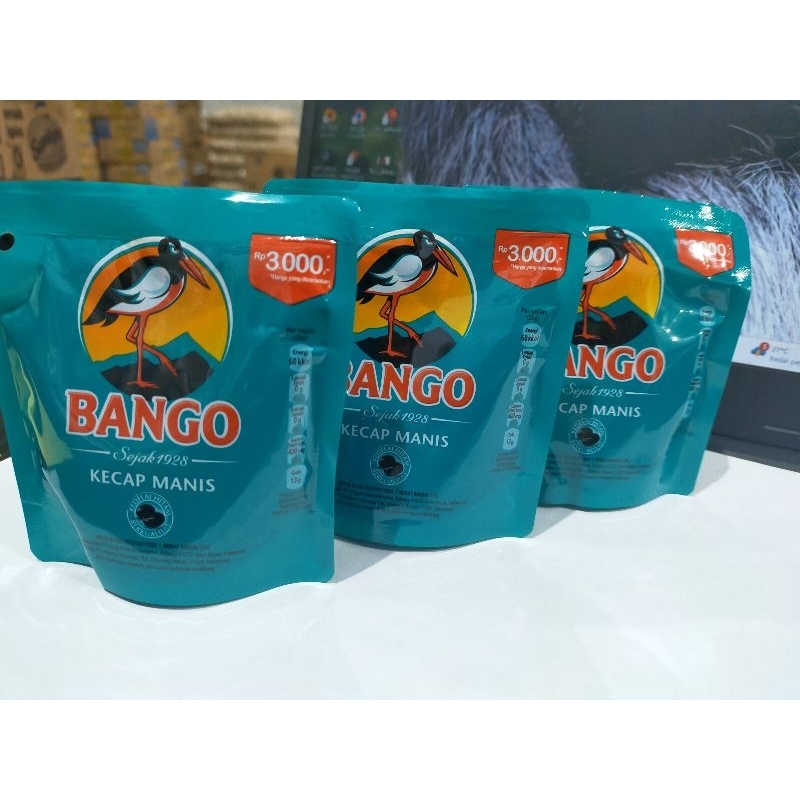 Jual kecap BANGO manis kemasan 77g (isi 3 pc) | Shopee Indonesia