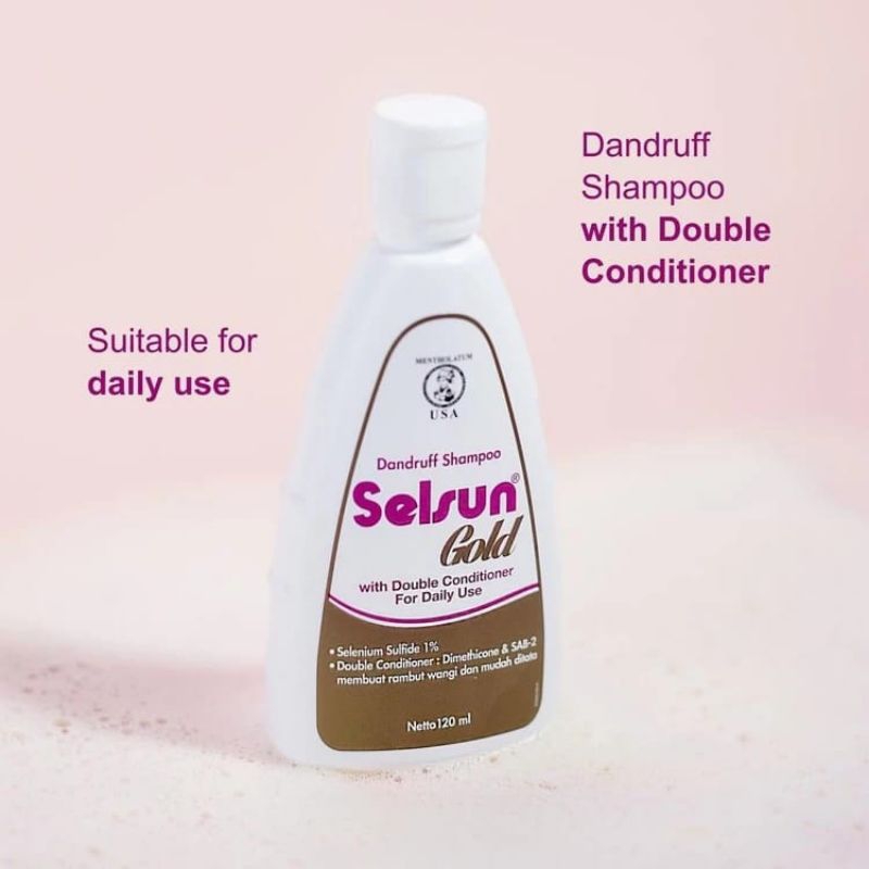 Jual Selsun Gold Anti-Dandruff Shampoo Double Conditioner 120ml ...