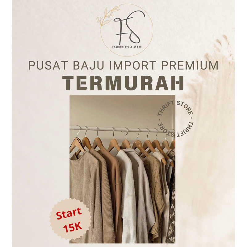 Jual BAJU IMPORT WANITA 31K-50K (+admin shopee) | Shopee Indonesia