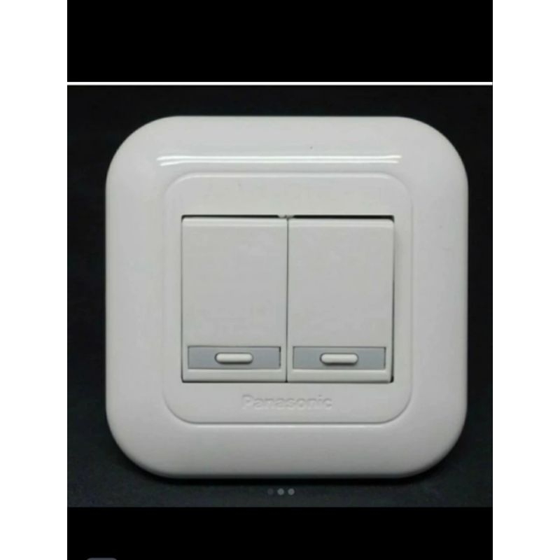 Jual SAKLAR SERI PANASONIC DOUBLE 2GANG WEJ5531+WEJ78029W | Shopee ...